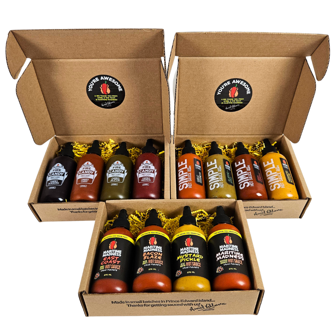 The Complete Package Hot Sauce Gift Set - 12 Bottles – Maritime Madness